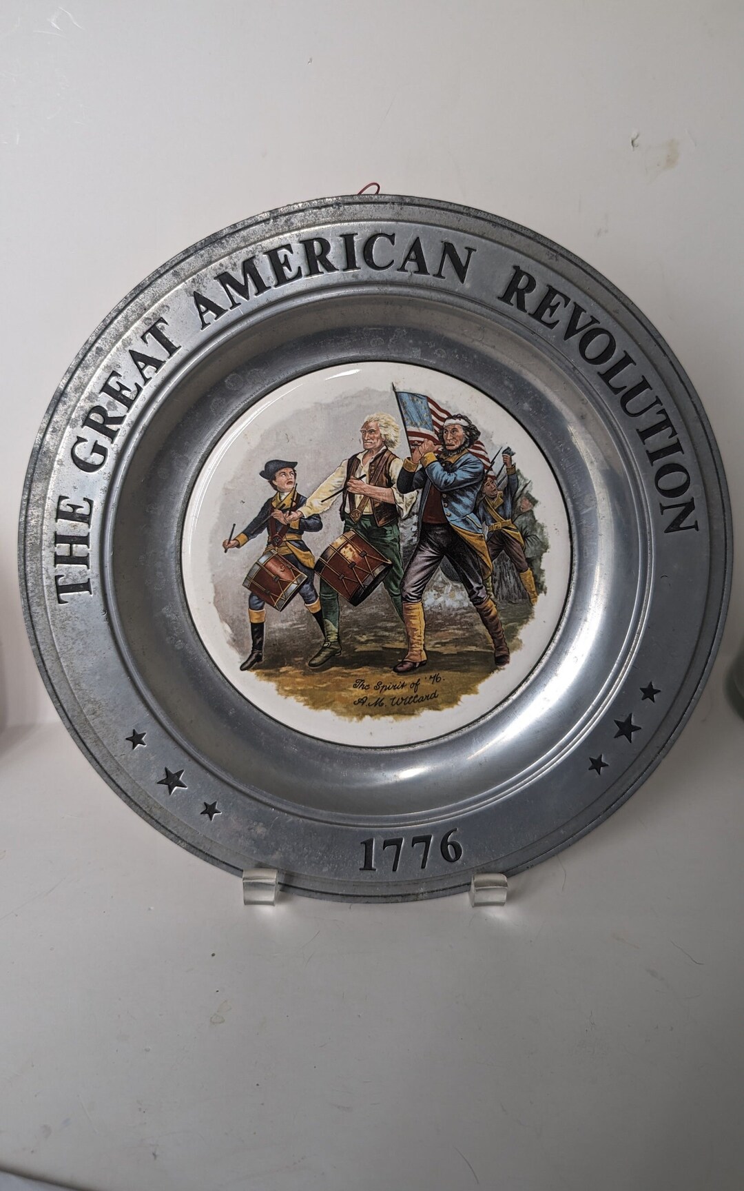 The Great American Revolution the Spirit of '76 Pewter Plate - Etsy
