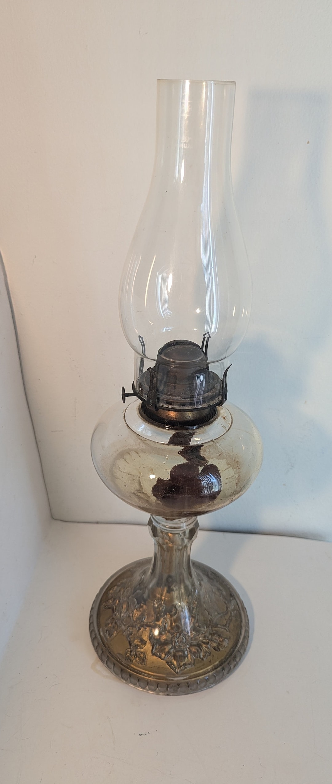 Large Vintage Queen Anne #2 Hurricane Oil Kerosene Lamp - Etsy