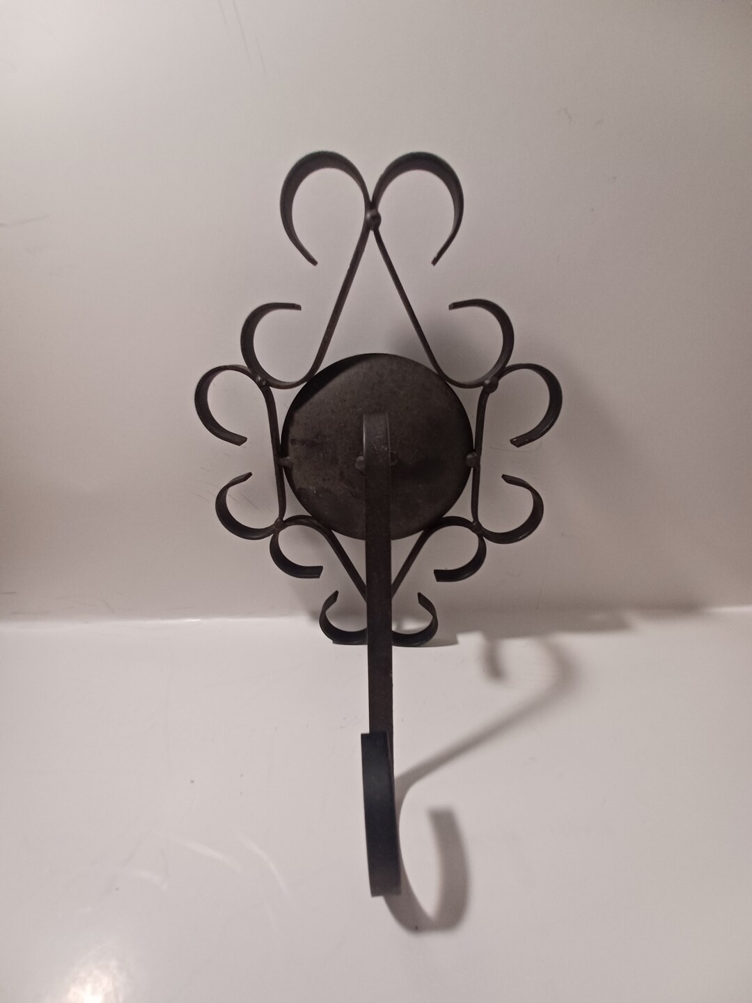 Vintage Wrought Iron Wall Hanger - Etsy