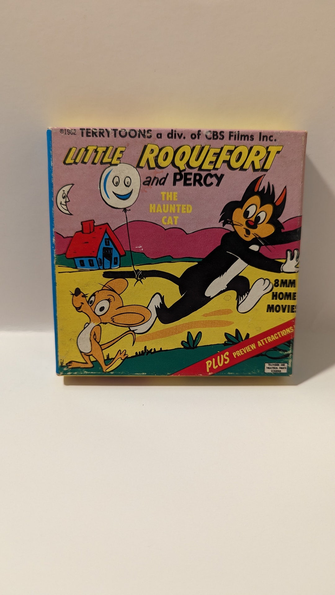 Terrytoons CBS Films Little Roquefort and Percy "the Haunted Cat" 8mm ...