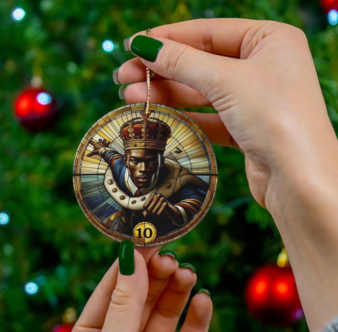 Ten Lords Leaping Ornament, 12 Days of Christmas, Retro Christmas Decor ...