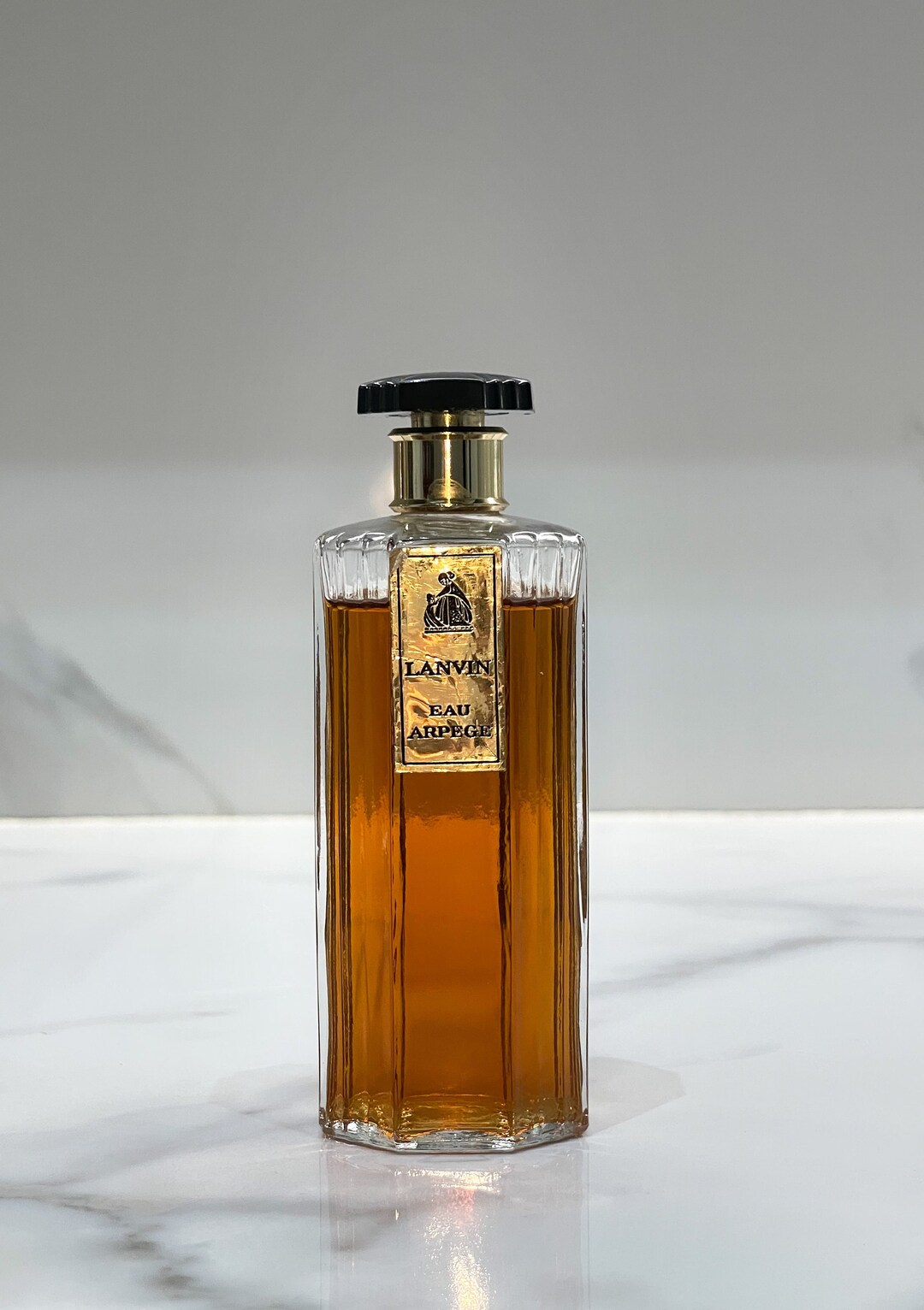 Vintage Lanvin Arpege (1924) Art Deco Perfume Bottle Ottagonal Splash ...