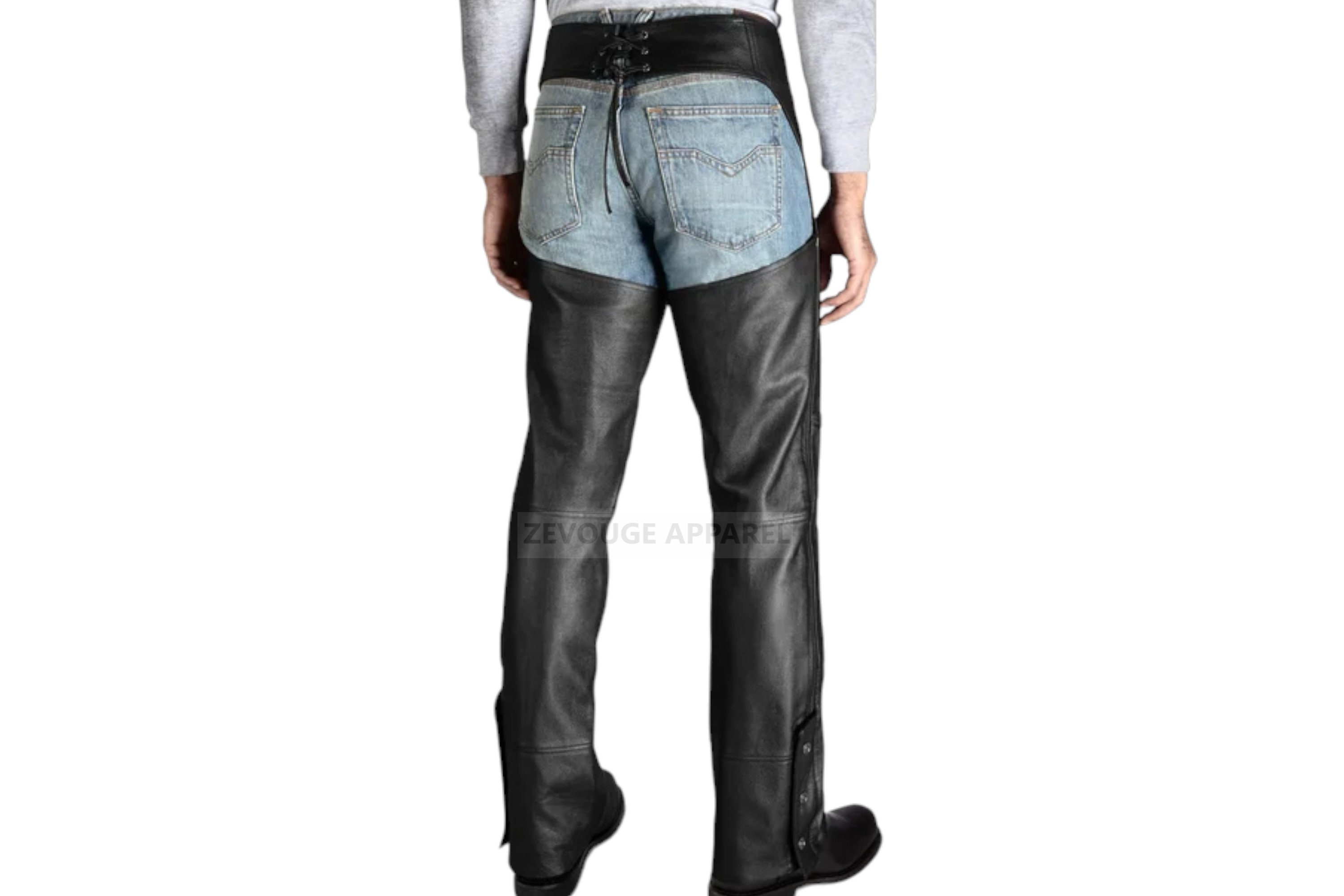 Leather Chaps Men Genuine Leather Motorcycle Chaps Sheep Leather Chap ...