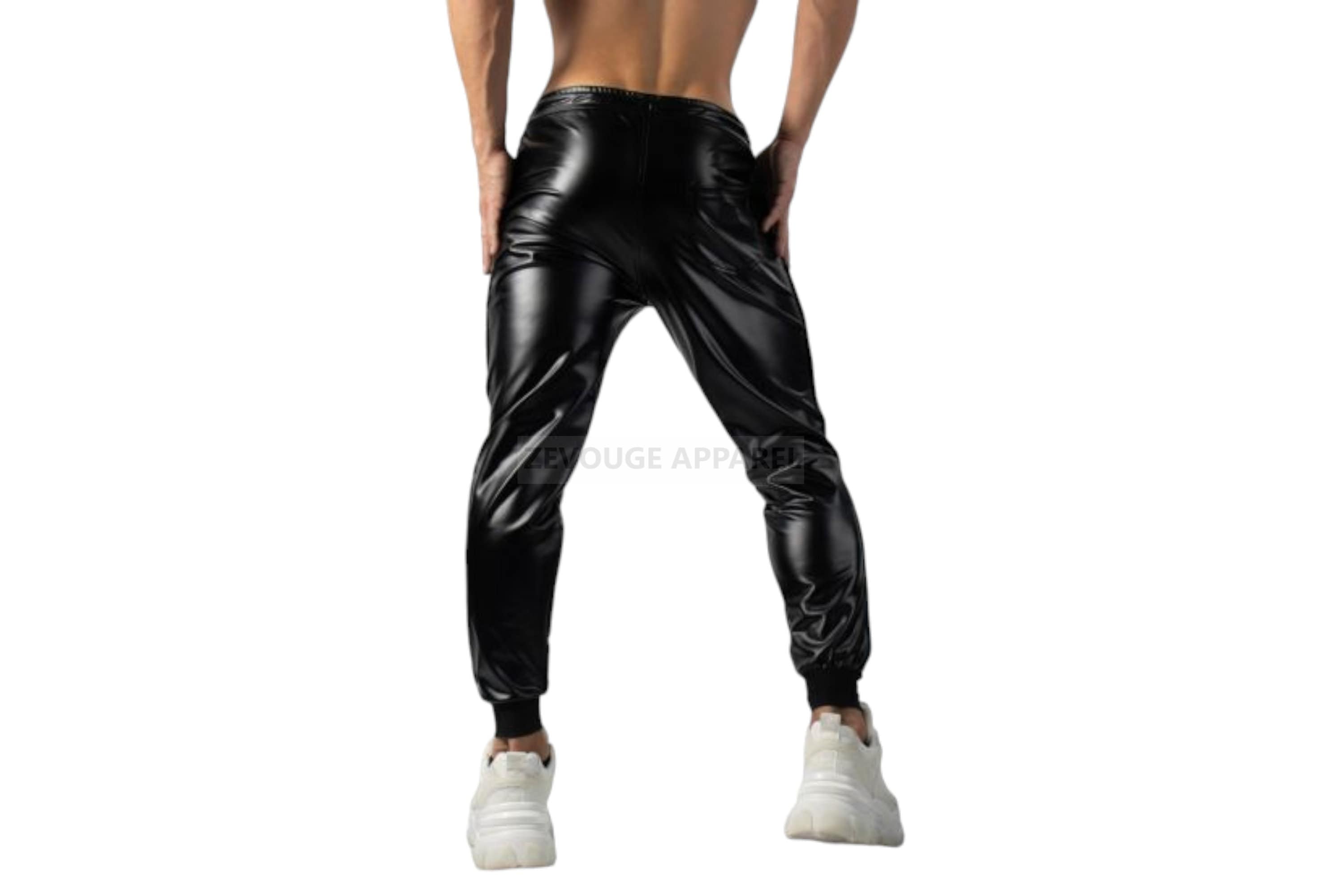 Straight Leg Sheep Leather Pants, Stretchy Pants, Vegan Leather Pants ...