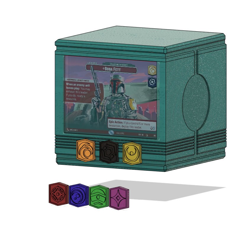 Card Box for Star Wars Unlimited With Aspects for 3d Printer - Etsy
