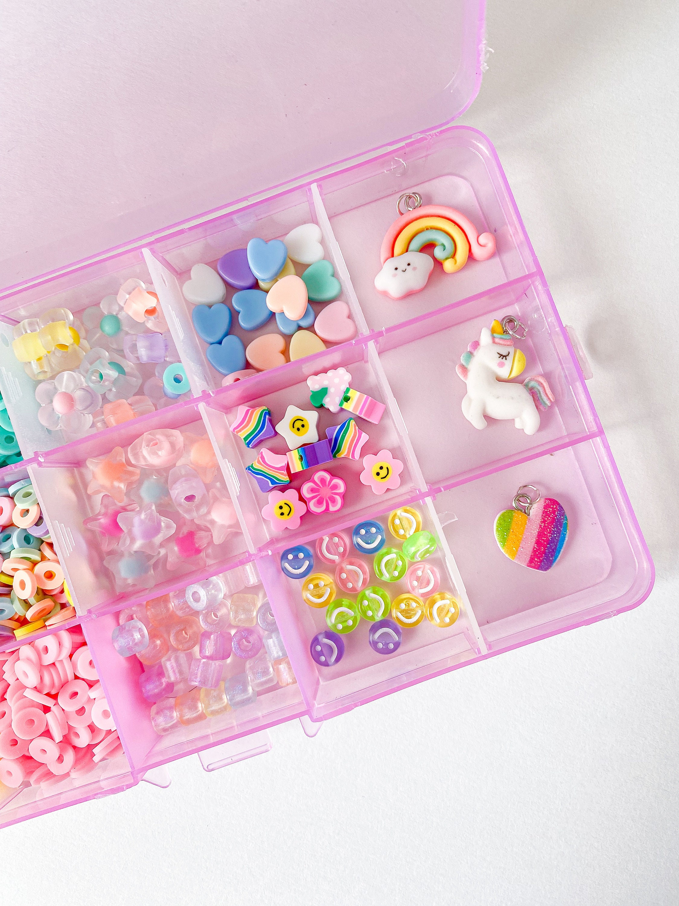 Unicorn-themed, Rainbow-themed DIY Stretchy Bracelet Craft Kit ...