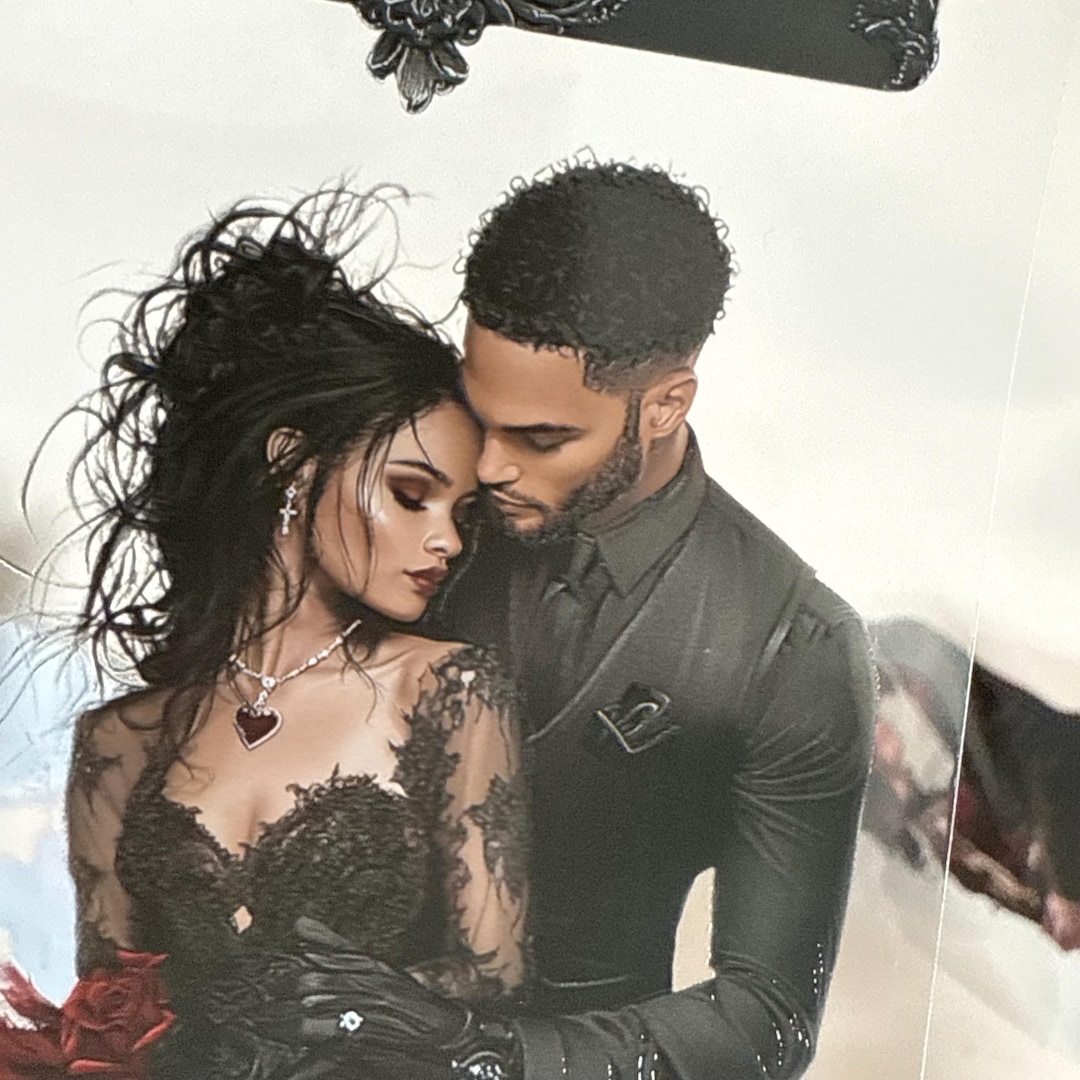 Winter Nutcracker and Gothic Valentine 3D PET Foil Vintage Girl ...