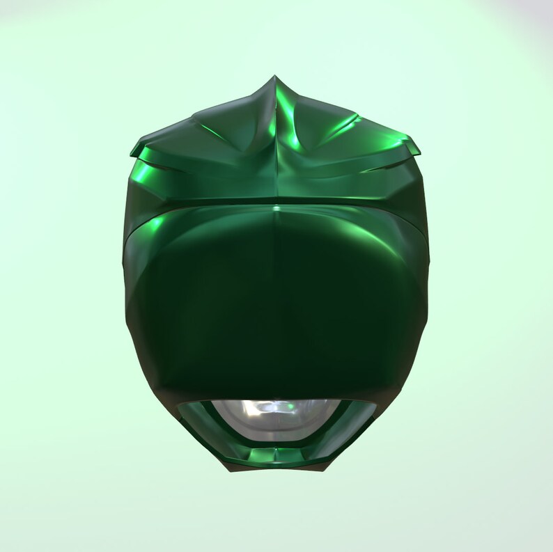 Green Ranger Helmet 3D STL File - Etsy Australia