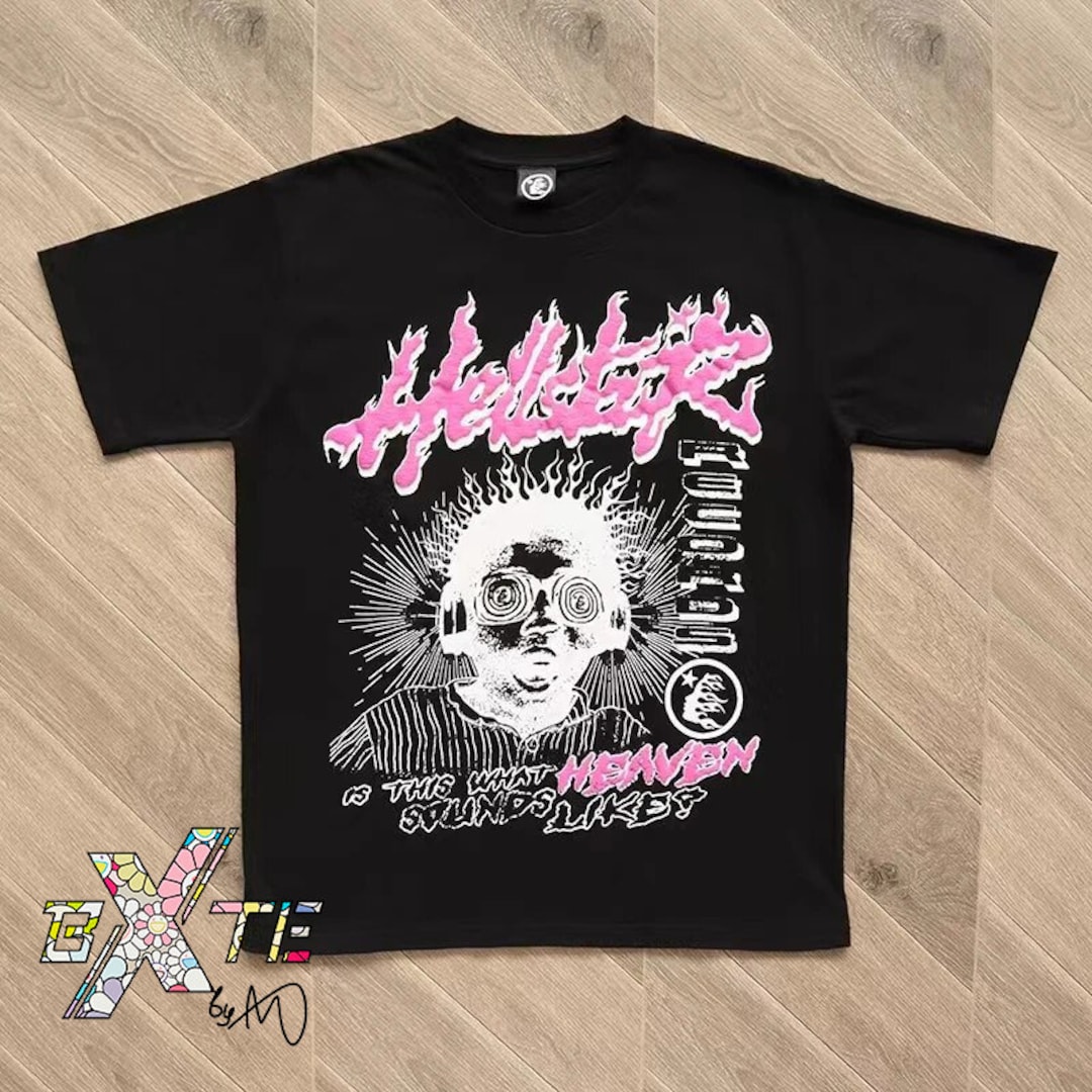 Hellstar Records is This What Heaven Sounds Like Black T-shirt High Quality Y2K Tee - Etsy