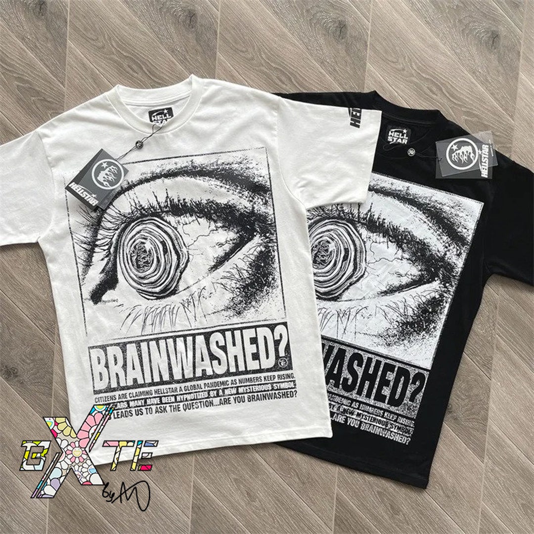 Hellstar 'brainwashed' T-shirt High Quality Y2K Tee - Etsy