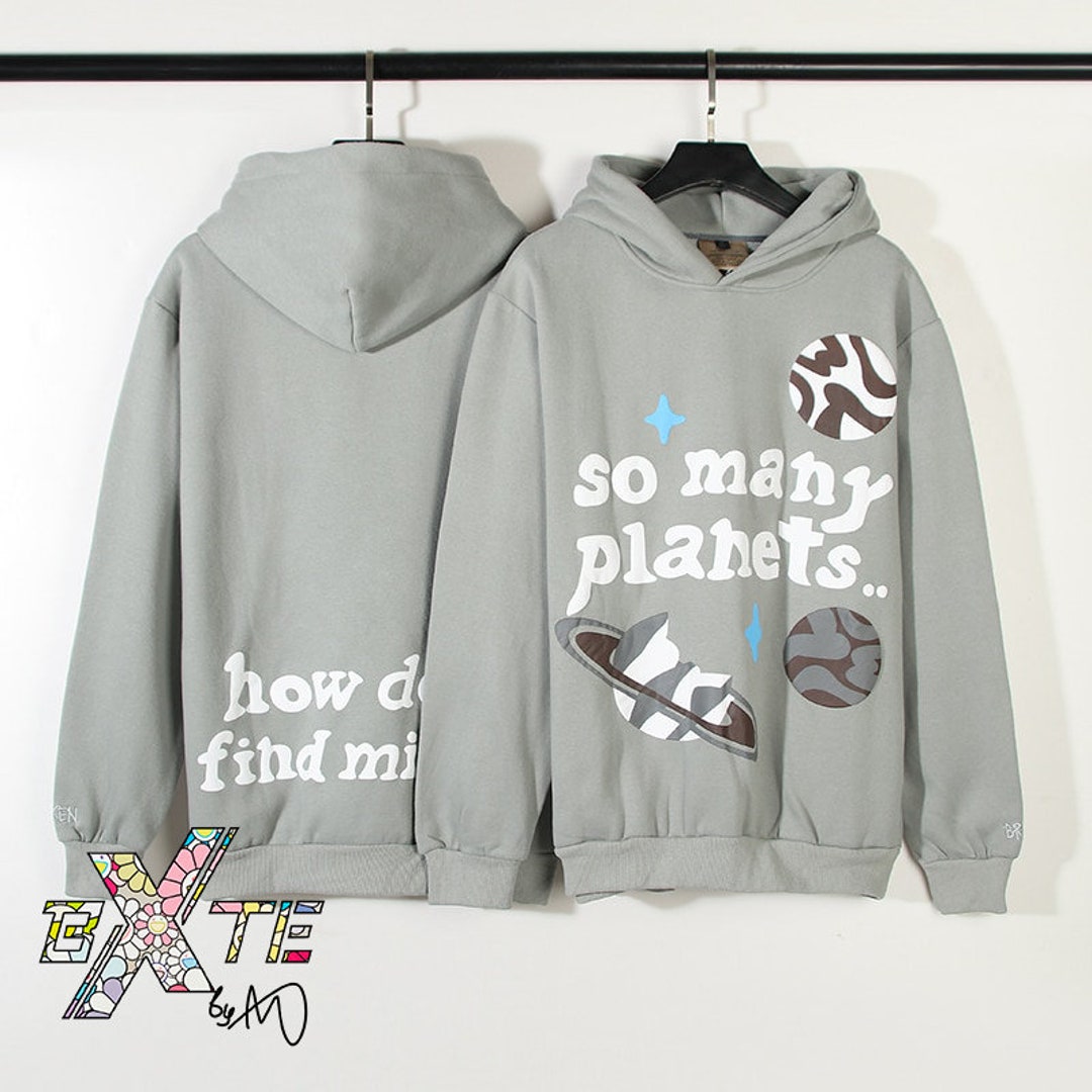 Y2K Puff Print Hoodie so Many Planets Urban Harajuku Broken - Etsy UK