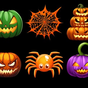 Spooktacular Halloween Clipart, Witch Clipart, Jack O Lantern Clipart ...
