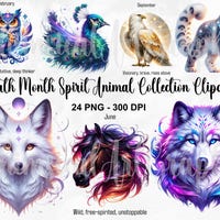 Spirit Animal Guide Illustration - Etsy