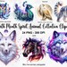 Birth Month Spirit Animal Clipart Bundle PNG | 24 PNG Zodiac Animal ...