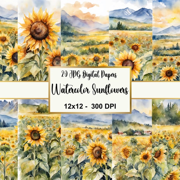 Sunflower Paper - Etsy