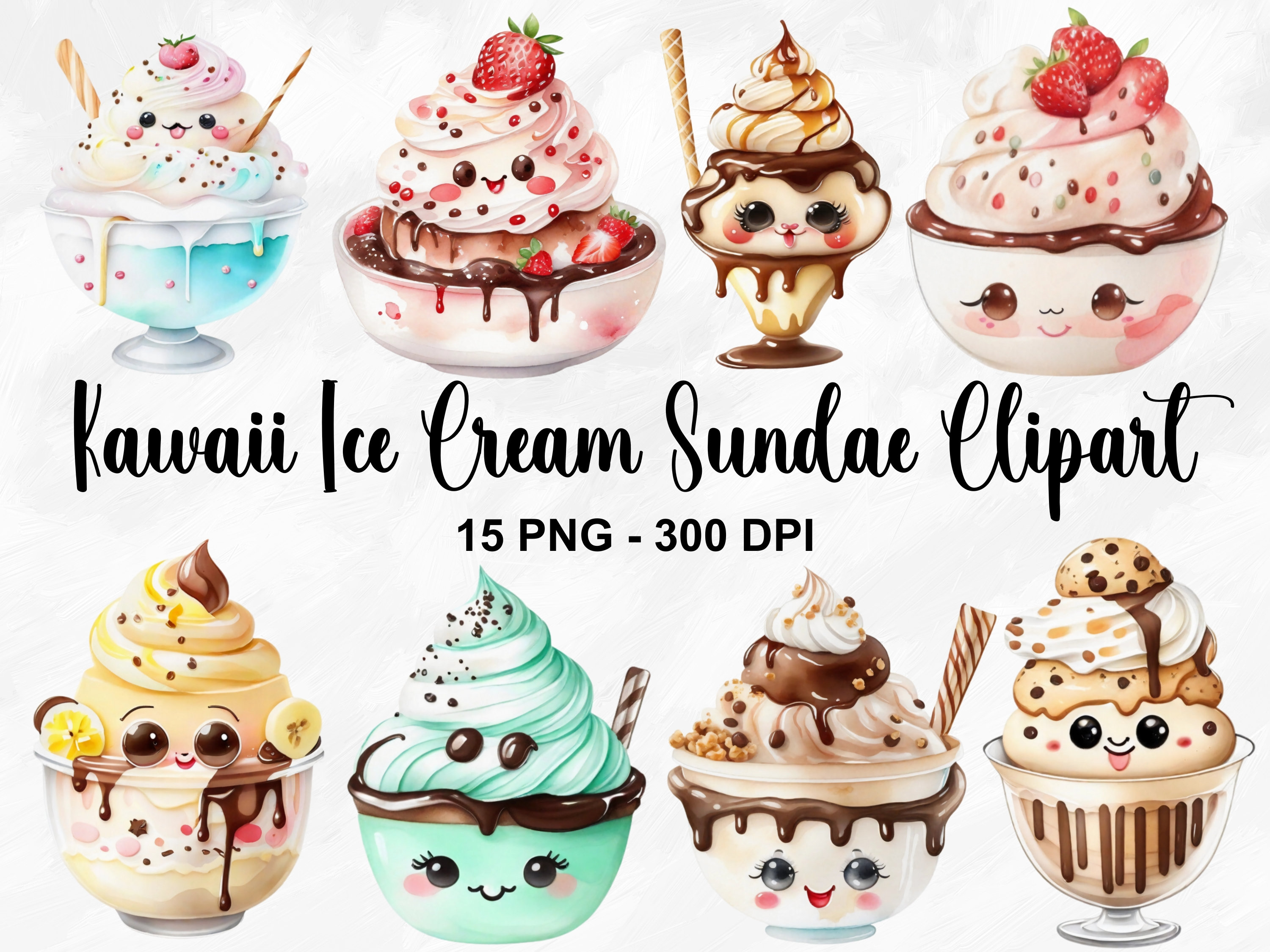 Ice Cream Sundae Clip Art