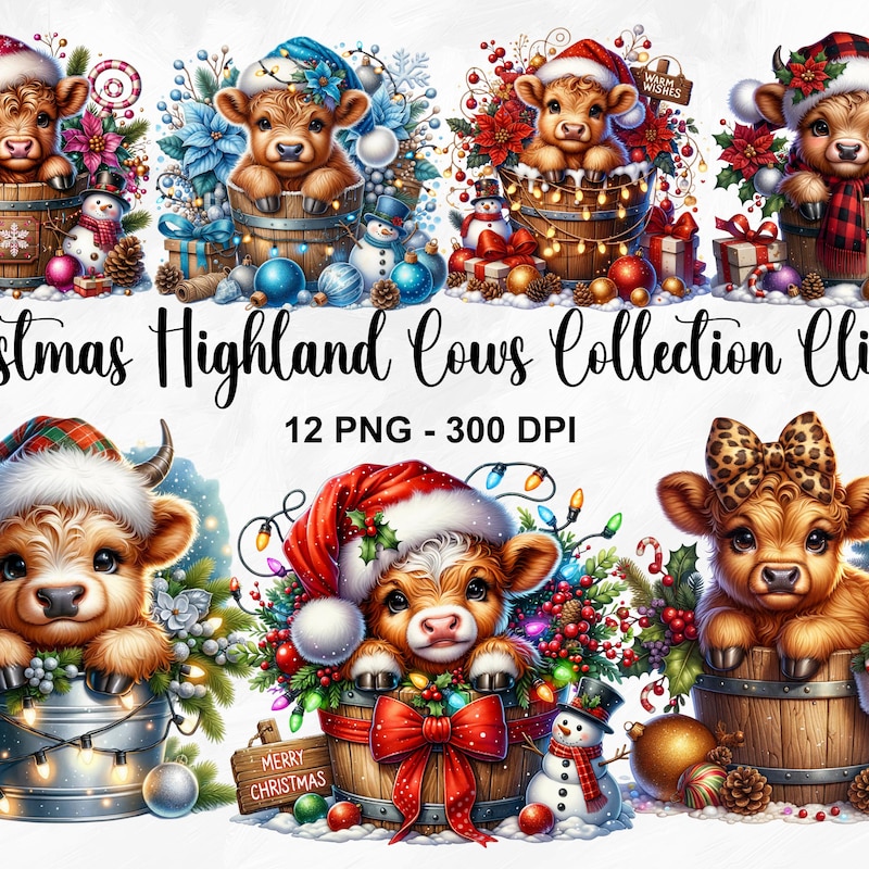 Highland Cow and Grinch - Etsy