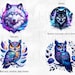 Birth Month Spirit Animal Clipart Bundle PNG | 24 PNG Zodiac Animal ...