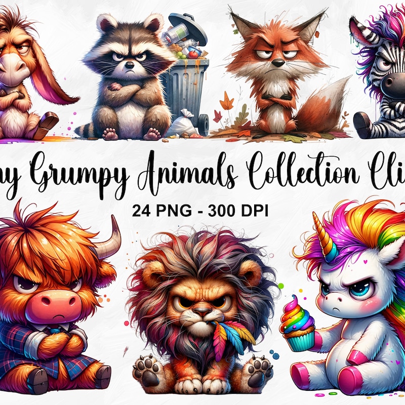Funny Animated Clipart - Etsy