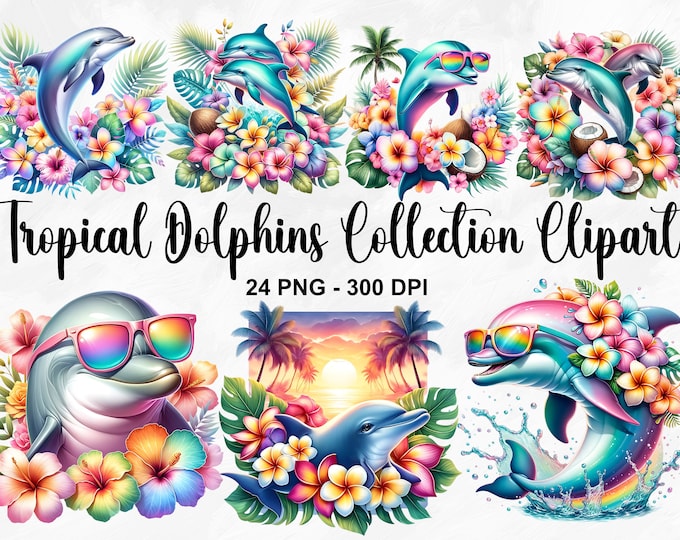Magic Dolphin Paper Print - Etsy