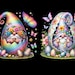 Watercolor Easter Egg Gnome Collection Clipart, 11 PNG Easter Clipart ...
