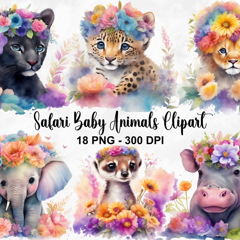 Safari Animals - Etsy