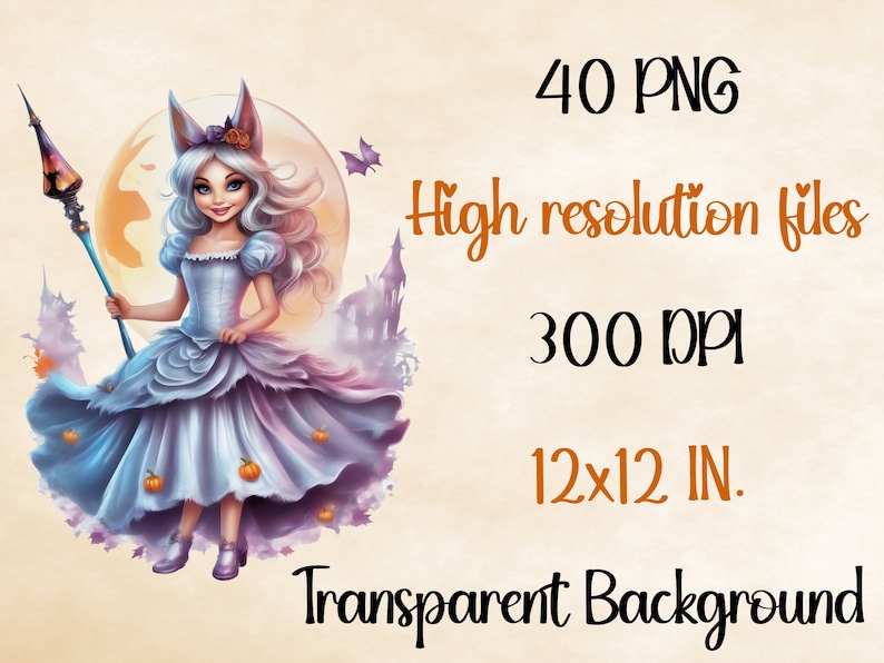 Watercolor Halloween Spooky Night Collection Clipart 40 PNG - Etsy