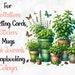 Watercolor Spring Garden Collection Clipart, 11 PNG Spring Floral ...
