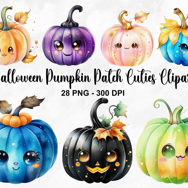 Pumpkin Clipart - Etsy