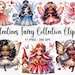 Watercolor Valentines Fairy Clipart, 11 PNG Valentines Day Clipart ...