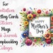 Watercolor Mothers Day Flowers Collection Clipart, 24 PNG Wildflower ...