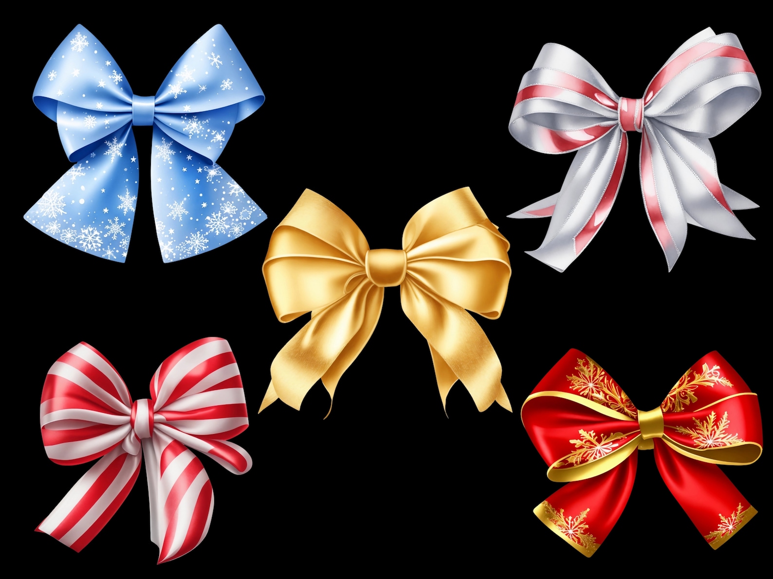 Christmas Bow Clipart 10 PNG Christmas Bows Clip Art Holiday - Etsy Canada