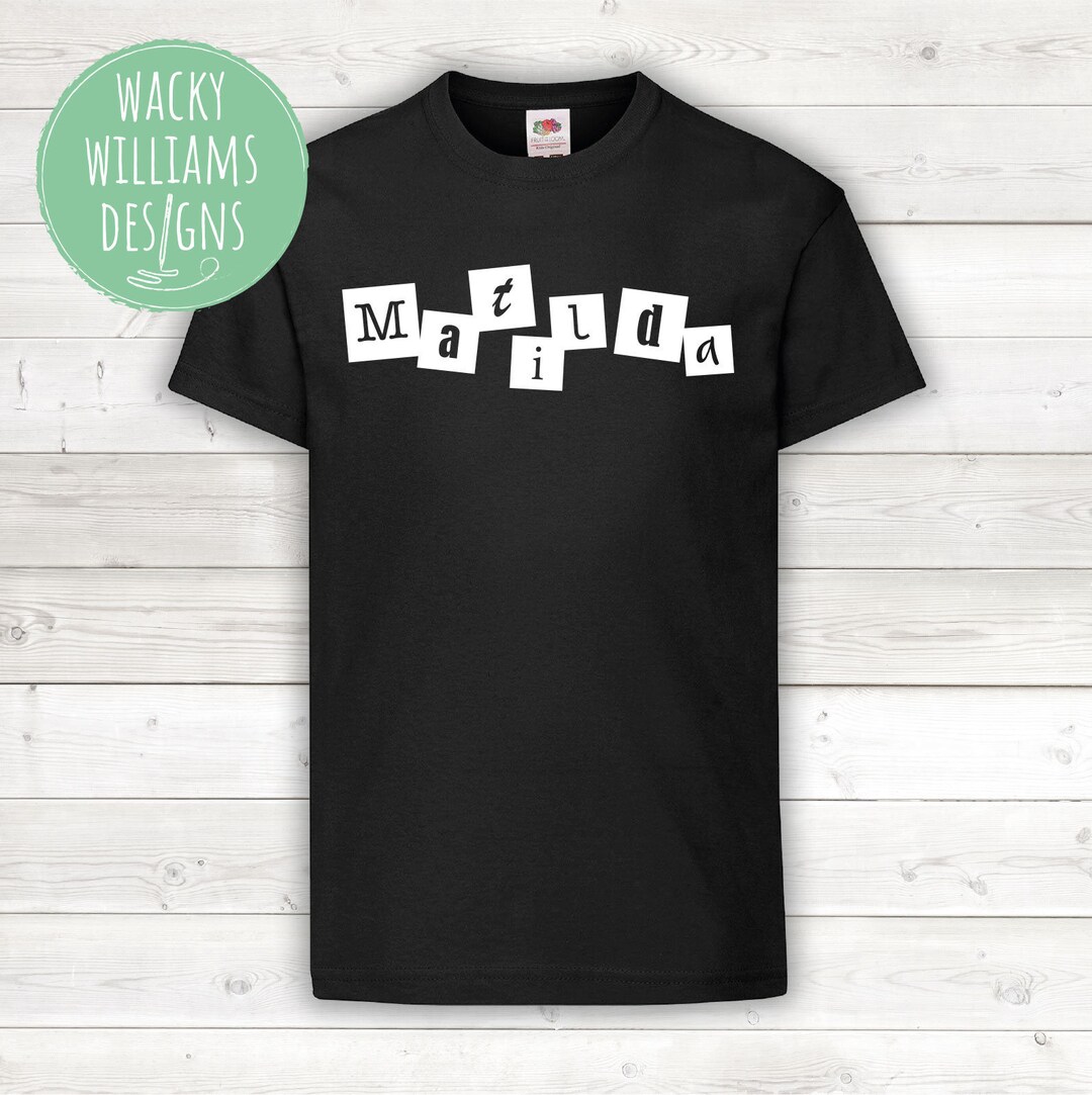 MATILDA T-shirt, Matilda Blocks - Etsy