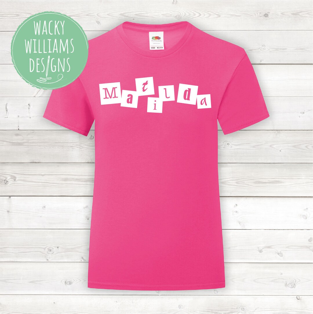 MATILDA T-SHIRT, Eat It Like Bruce - Etsy