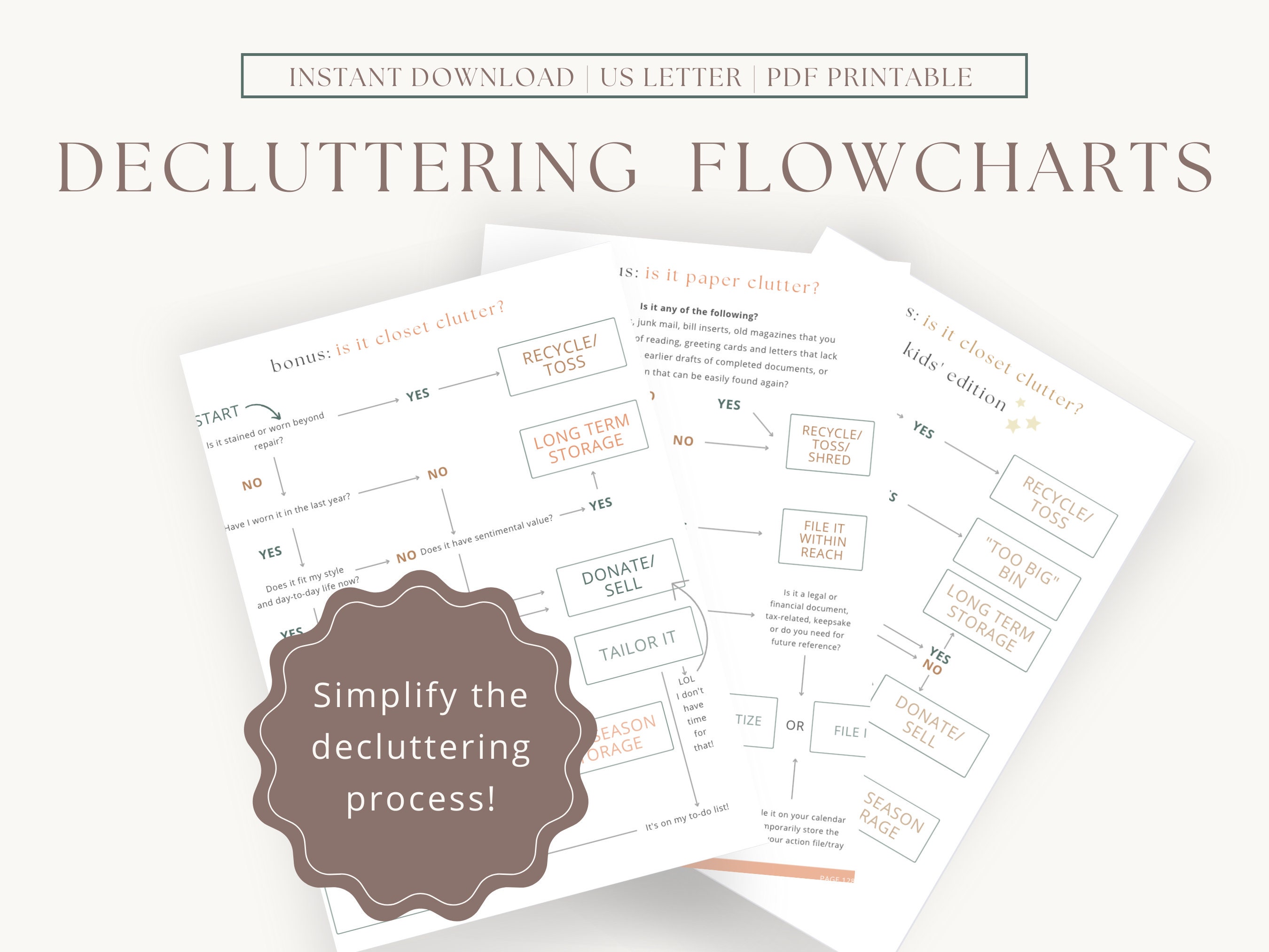 Ultimate Home Organization Decluttering Guide for an Organized House ...