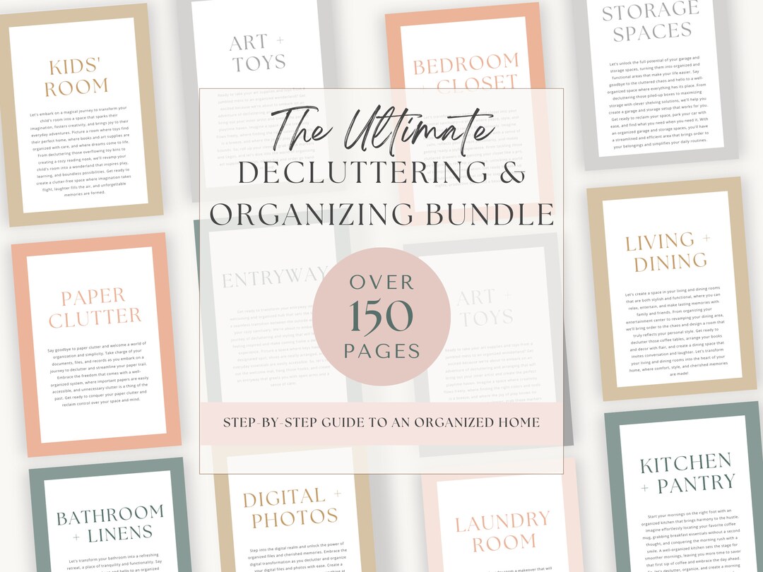 Ultimate Home Organization Decluttering Guide for an Organized House ...