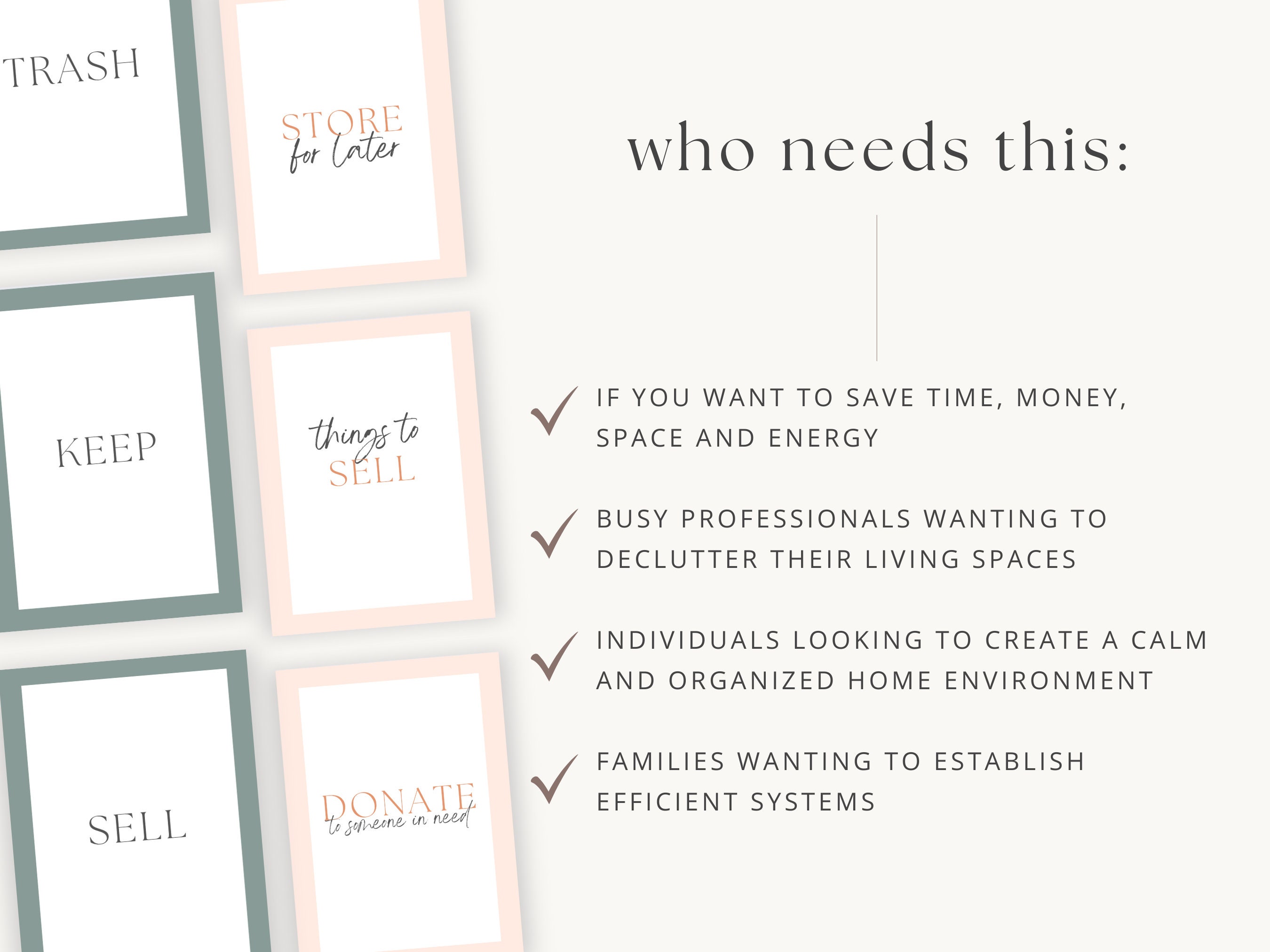 Ultimate Home Organization Decluttering Guide For An Organized House Decluttering Planner Home