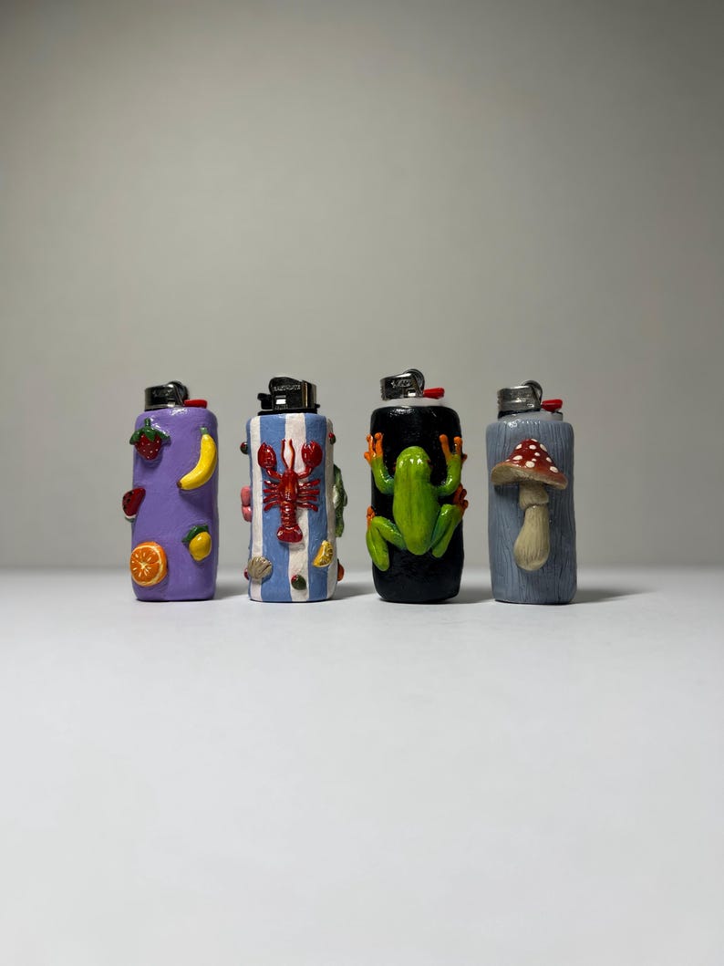 CUSTOM Polymer Clay Lighter Case - Etsy
