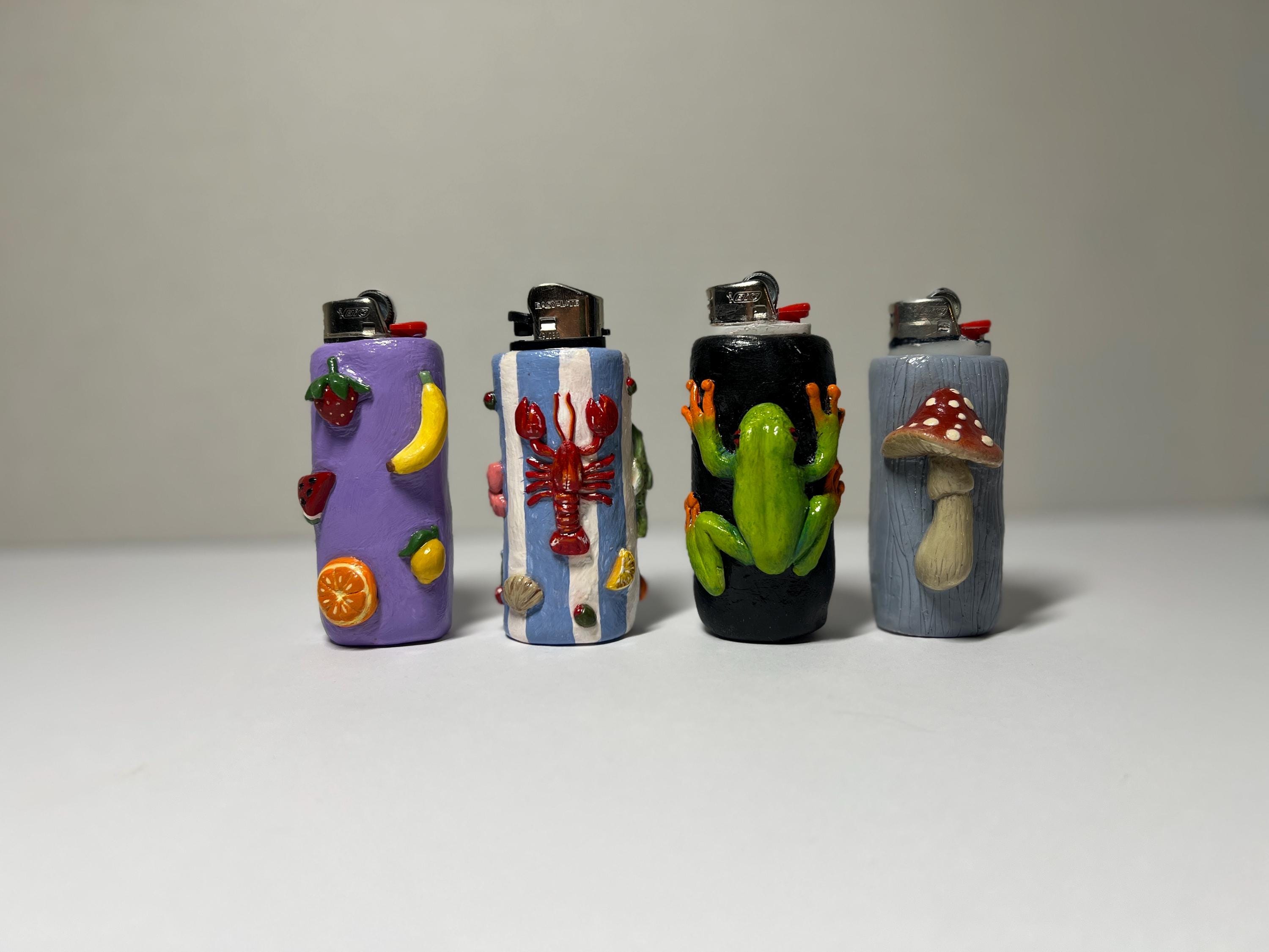 CUSTOM Polymer Clay Lighter Case - Etsy