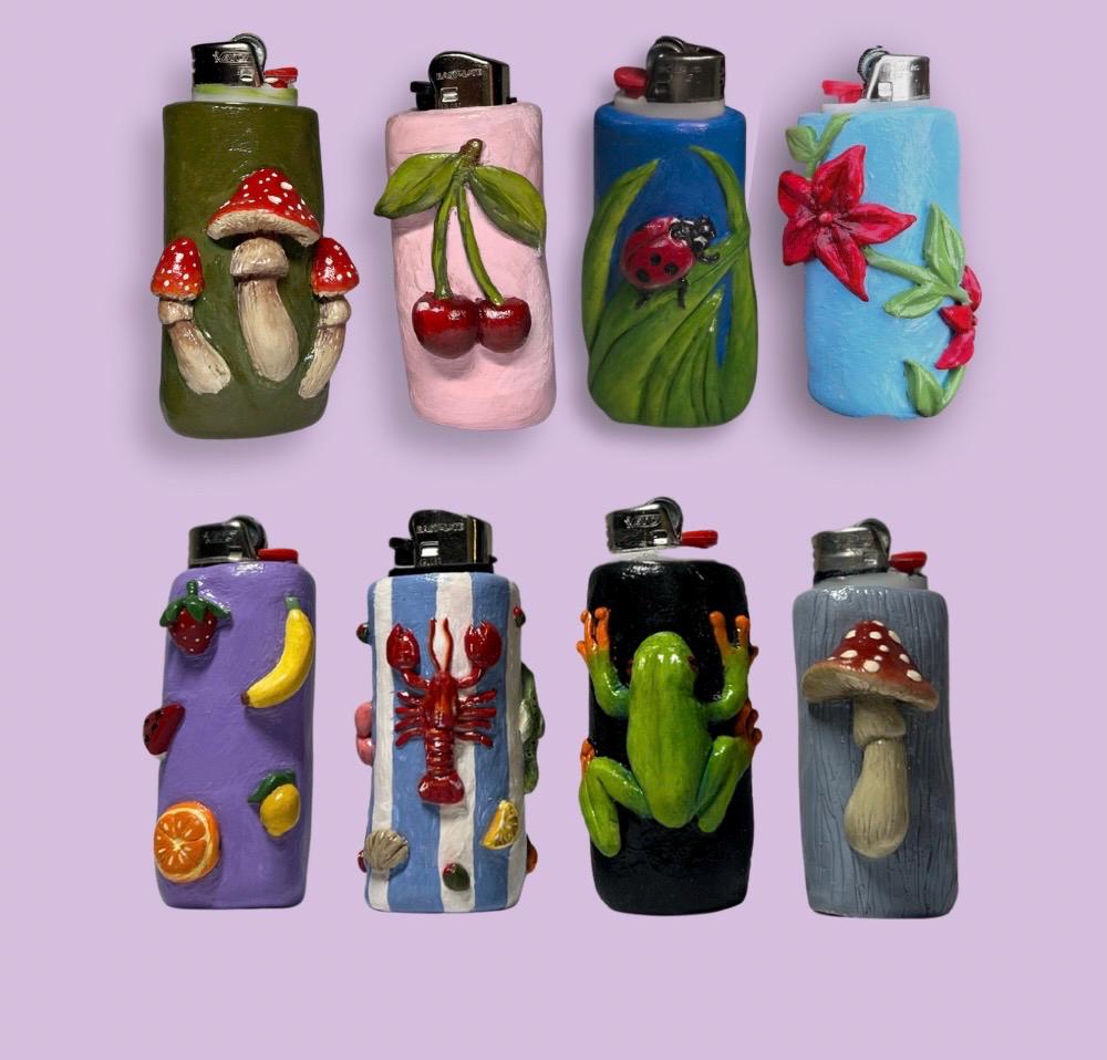 CUSTOM Polymer Clay Lighter Case - Etsy