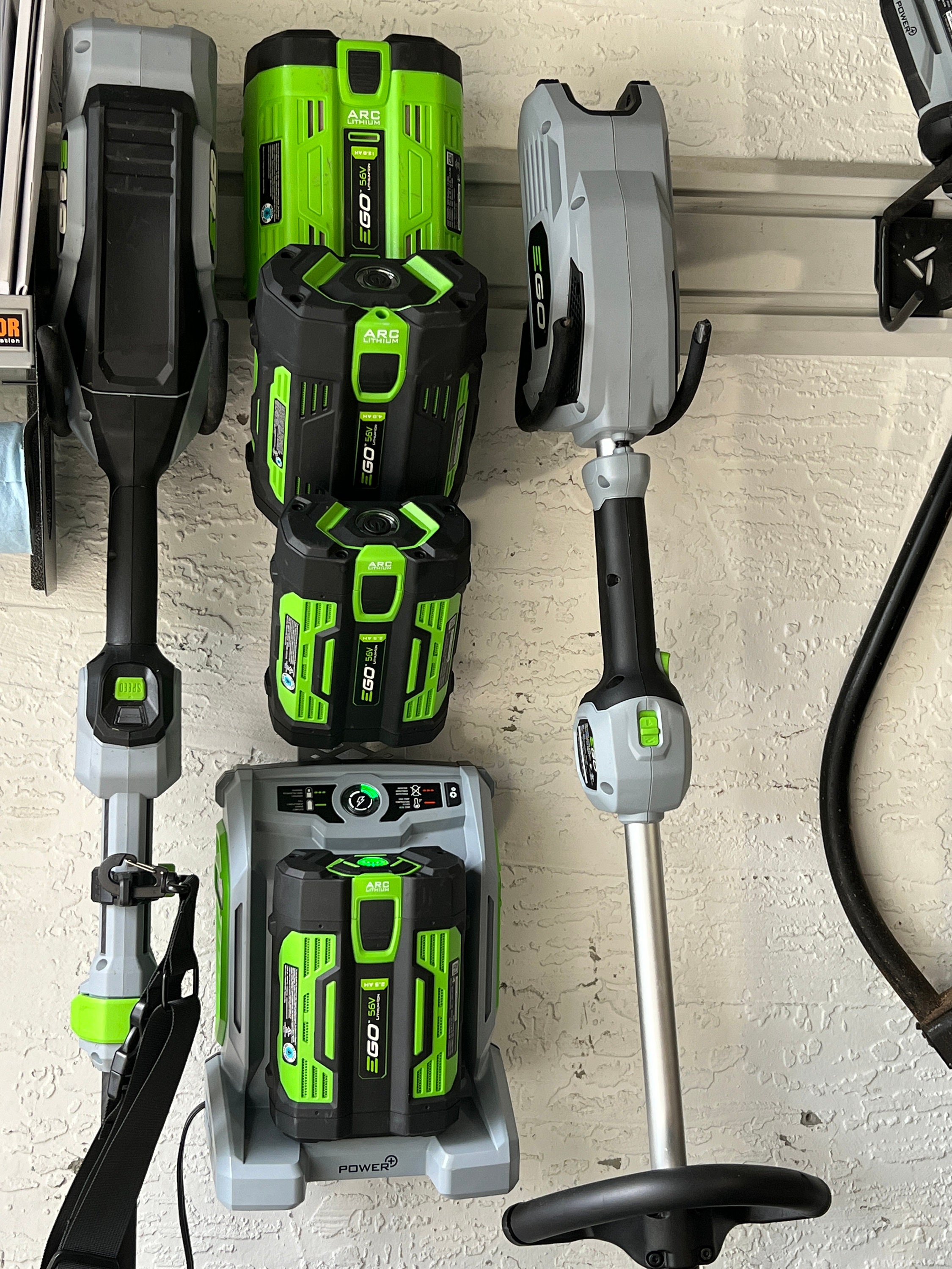 Ego 56V Battery/gladiator Geartrack Battery Holder/mount 3 Battery ...