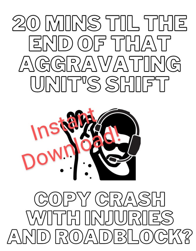 911 Dispatcher Coloring Sheets instant Download - Etsy