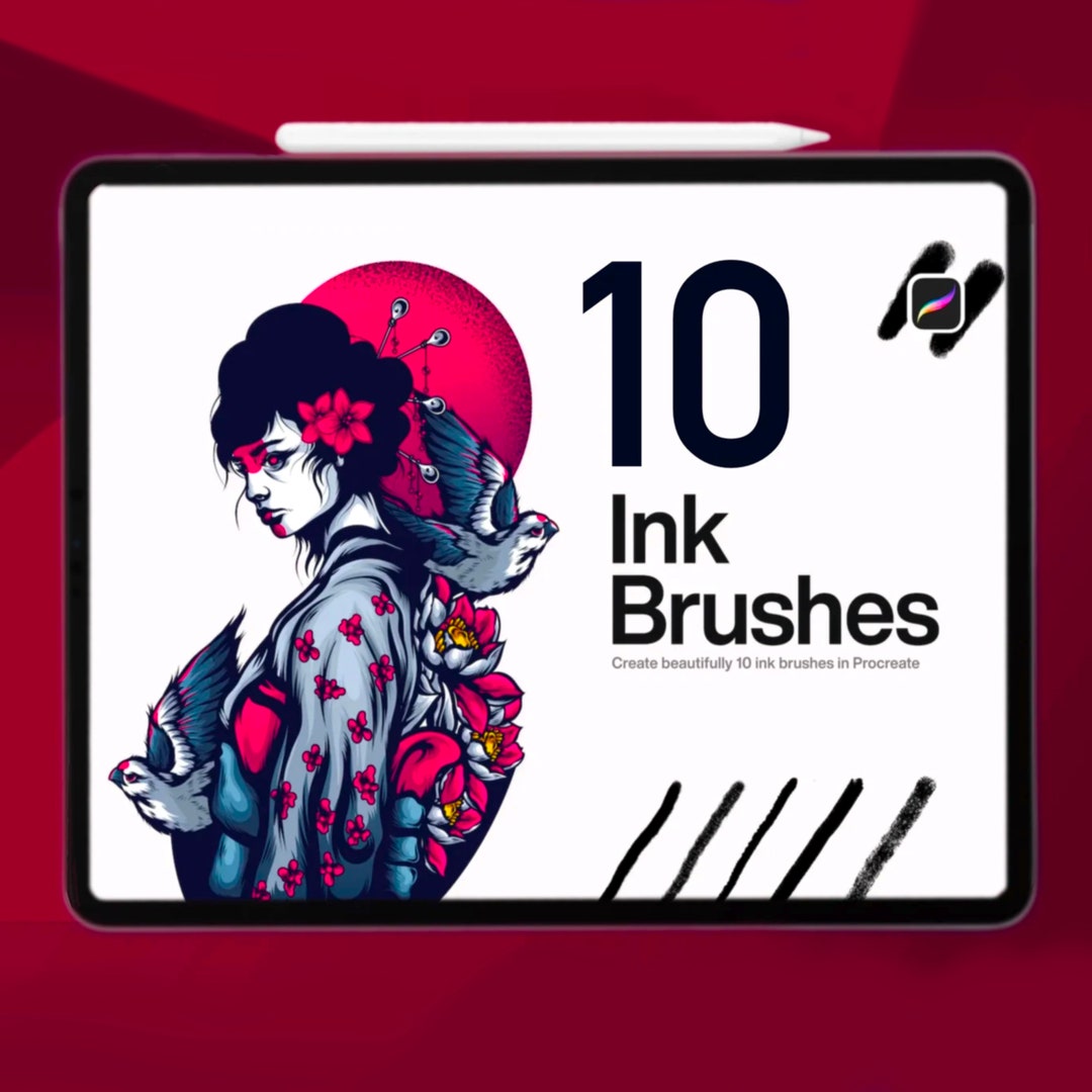 Ink Brushes for Procreate - Etsy