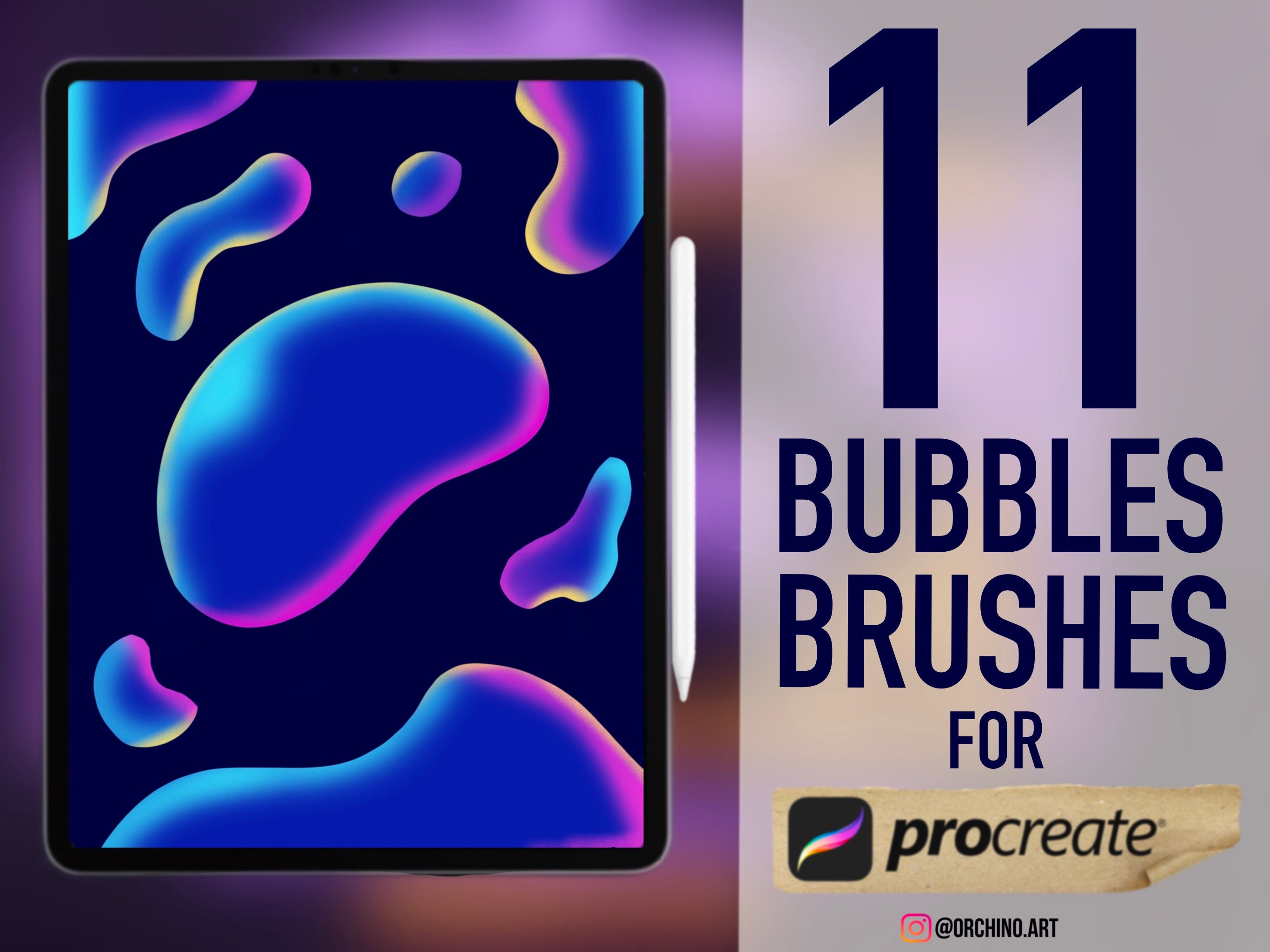 Bubbles Brushes for Procreate, Bubble Brush Set for Procreate ...
