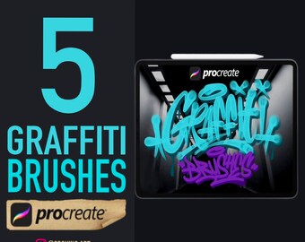 100 Real Spray Paint Brushes for Photoshop, Procreate & Fresco - Etsy