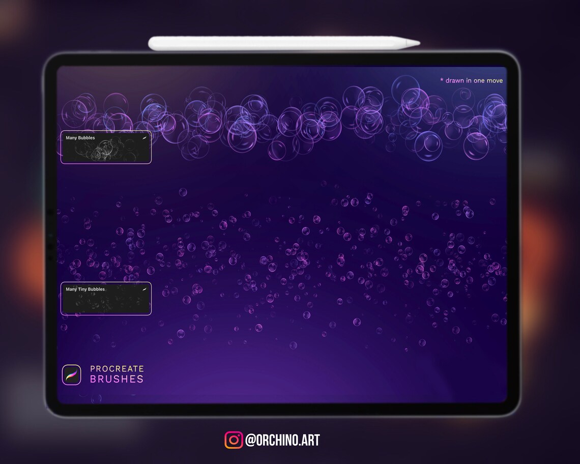 Bubbles Brushes for Procreate, Bubble Brush Set for Procreate ...
