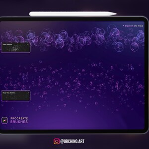 Bubbles Brushes for Procreate, Bubble Brush Set for Procreate ...