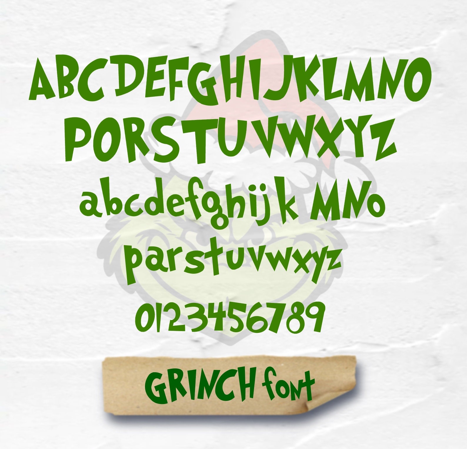 Grinch Font Svg Grinch Otf Grinch Clipart Grinch Alphabet Grinch Cricut Porn Sex Picture