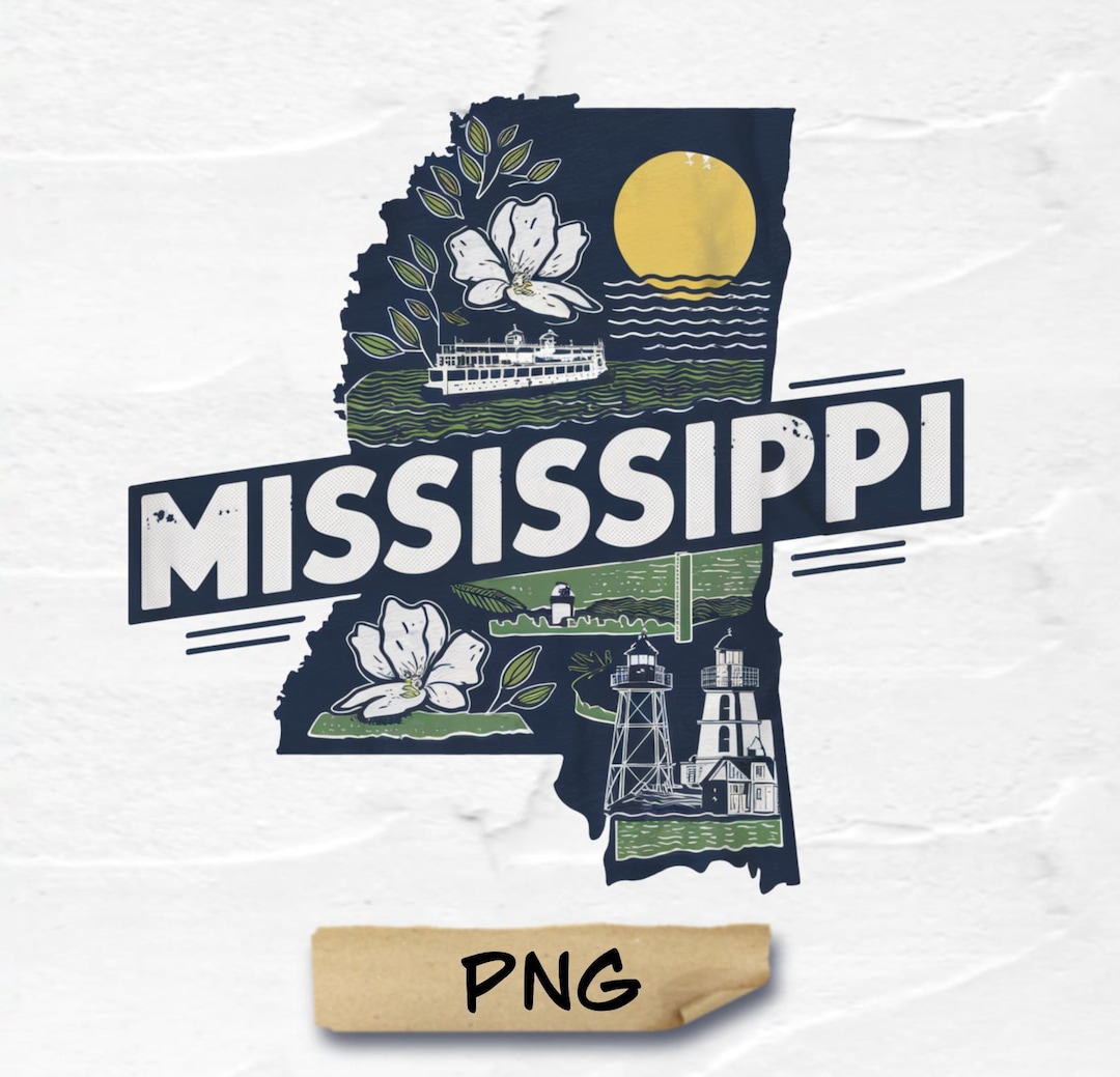 Mississippi Map Png, United States of America Vector, Mississippi ...