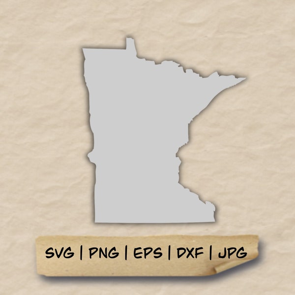 Minnesota Outline - Etsy